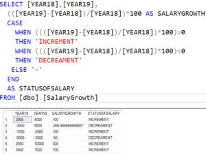 How to calculate percentage in oracle SQL query?